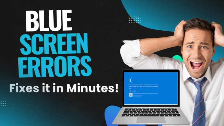 Blue Screen Errors: 10 Easy Fixes You Can Do in Minutes - PMSLTech Guide