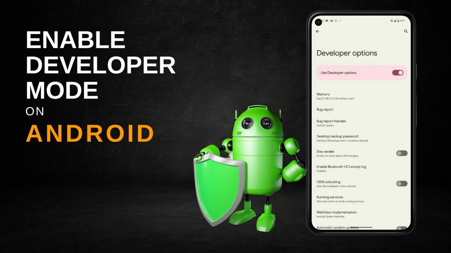 How to Enable Developer Mode on Android? - PMSLTech Guide